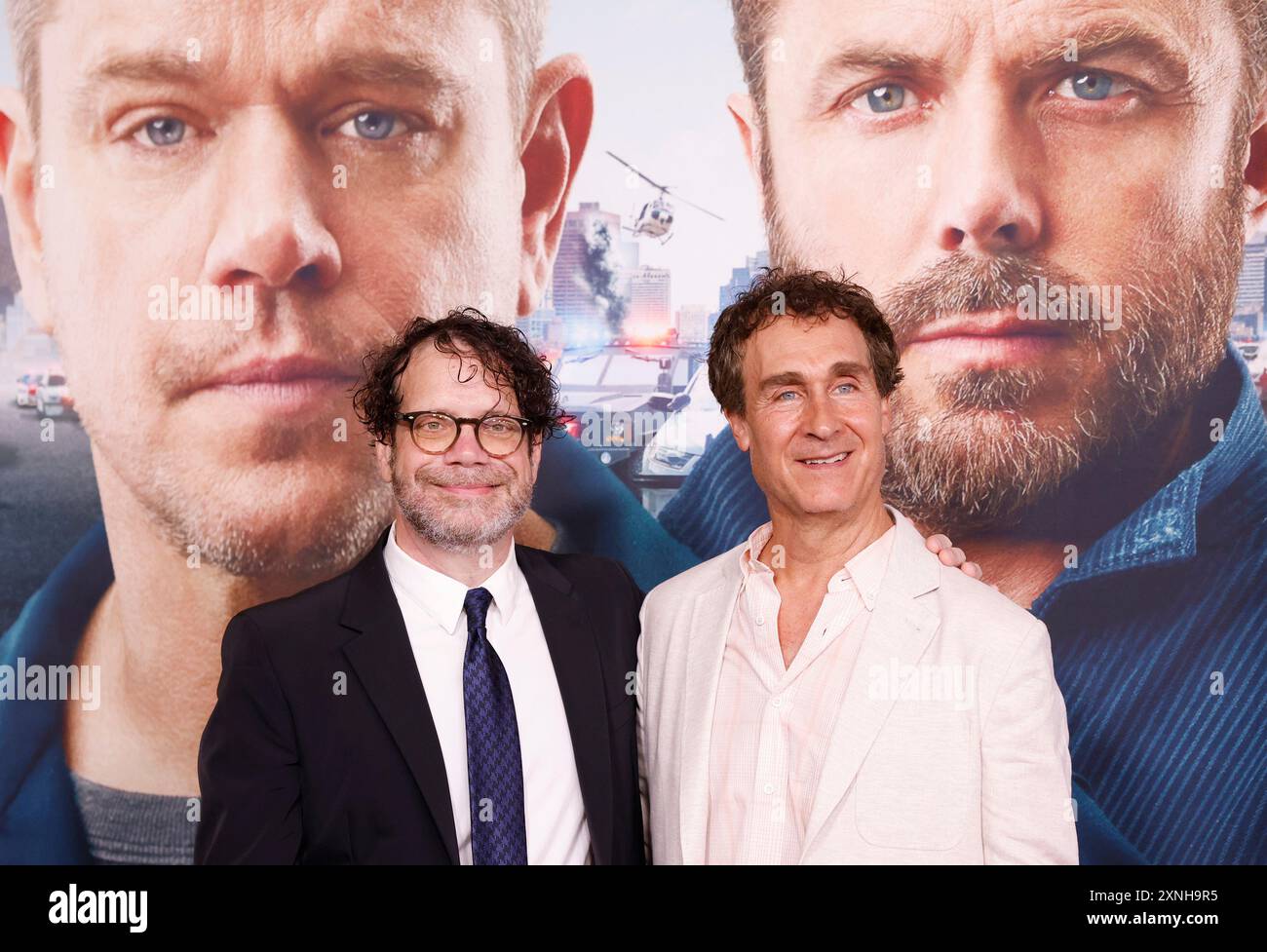 New York, United States. 31st July, 2024. Composer Christophe Beck (L ...