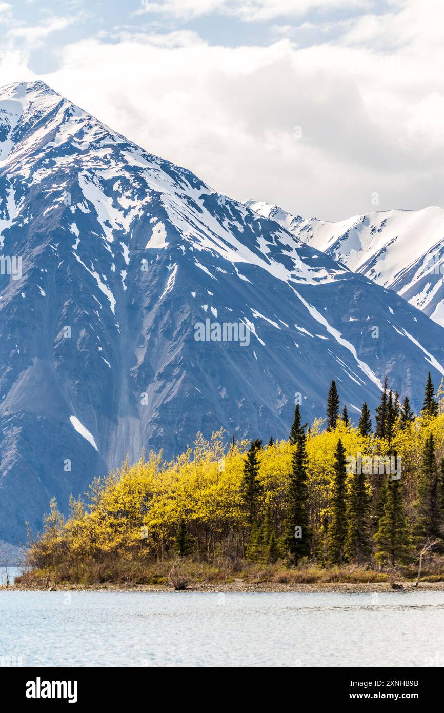 Stunning spring time scenery in northern Canada at Kluane National Park ...