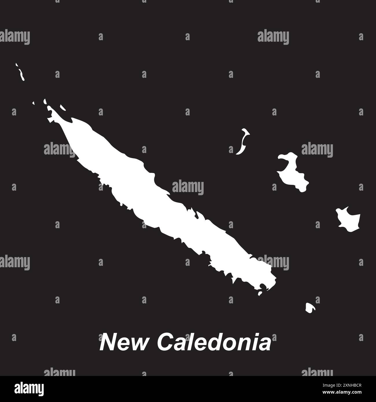 New caledonia map hi-res stock photography and images - Alamy