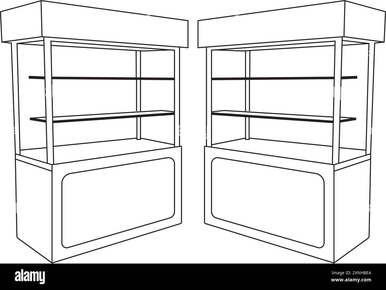 sales kiosk design vector illustration Stock Vector Image & Art - Alamy