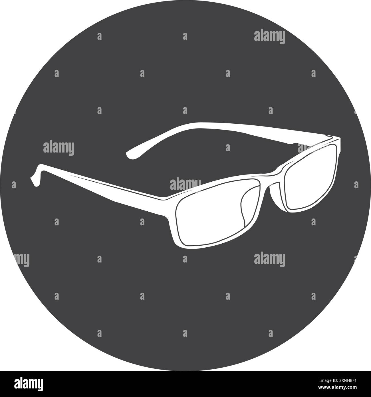 Object glasses Black and White Stock Photos & Images - Alamy