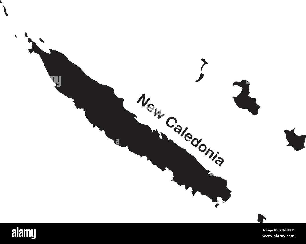 New caledonia map hi-res stock photography and images - Alamy