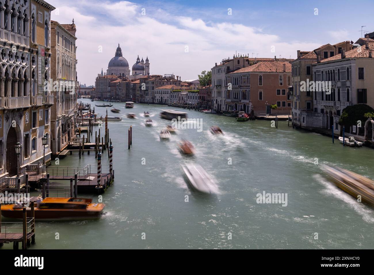 Grand Canal Venice Italy slow shutter speed motion blur Stock Photo - Alamy