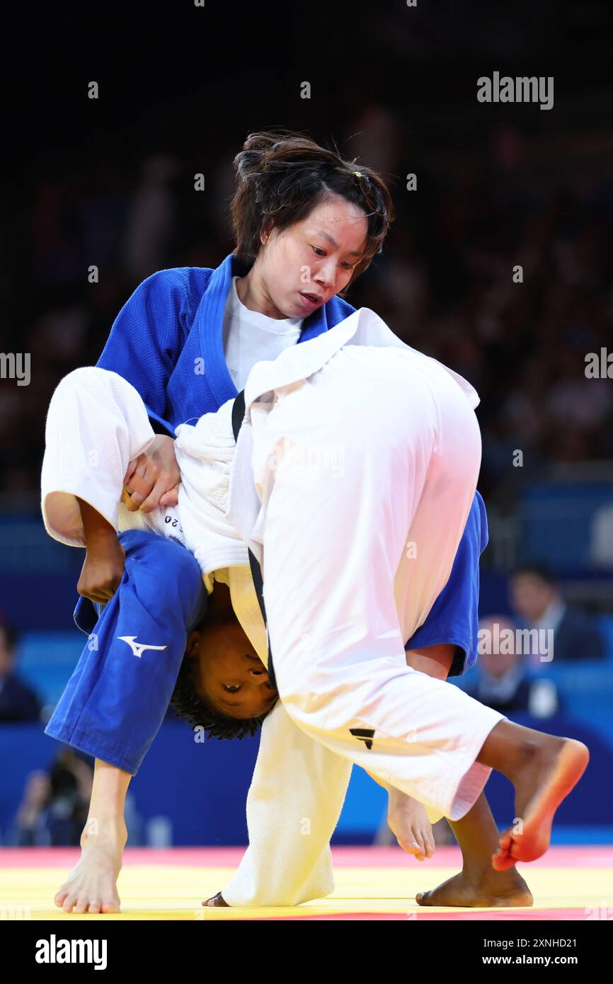 Paris, France. 29th July, 2024. Lien Chen-Ling (TPE) Judo : Women's -57kg Elimination Round of ...