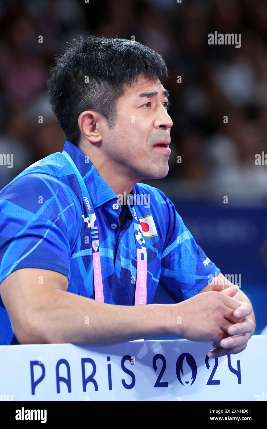 Paris, France. 29th July, 2024. Hiroyuki Akimoto Judo : Women's -57kg ...
