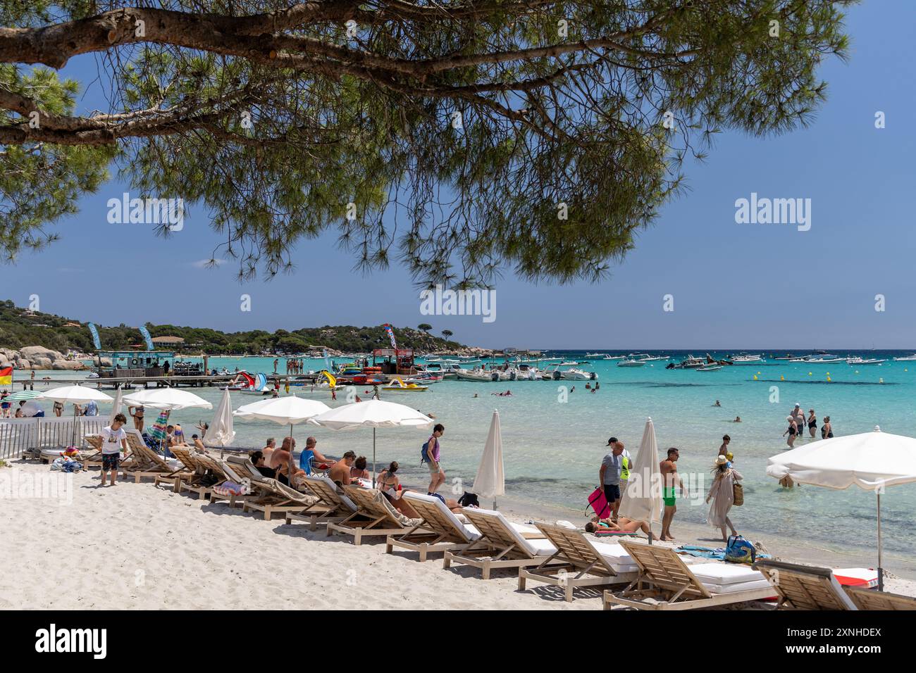 bar plage beach club Corsica, France Stock Photo - Alamy