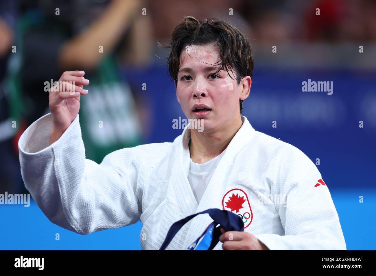 Paris, France. 29th July, 2024. Christa DEGUCHI (CAN) Judo : Women's ...