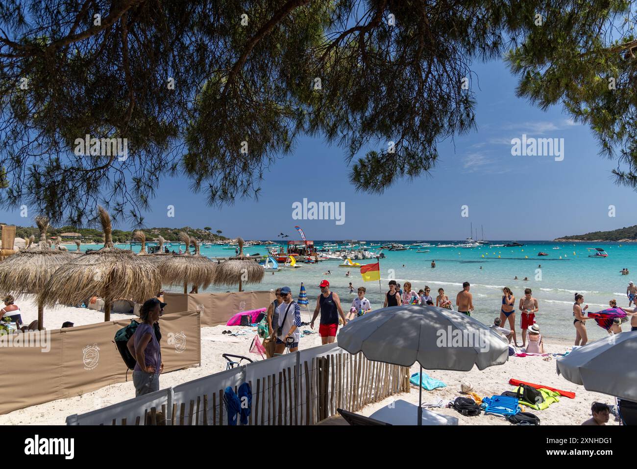 bar plage beach club Corsica, France Stock Photo - Alamy