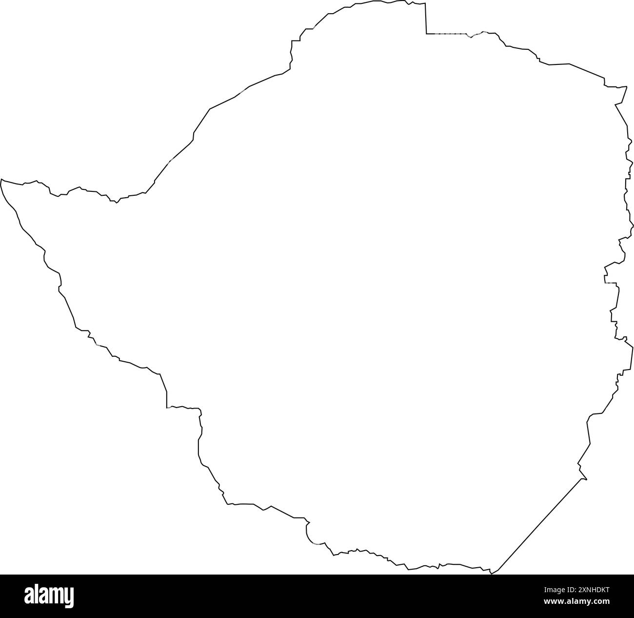 zimbabwe country map icon illustration design Stock Vector Image & Art ...