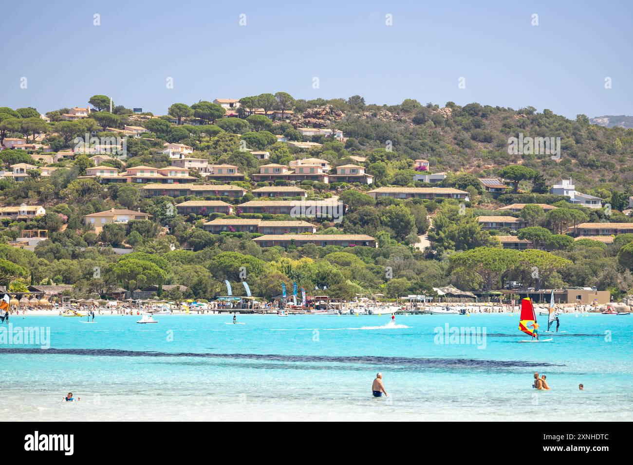 Santa Giulia beach Corsica, France Stock Photo - Alamy