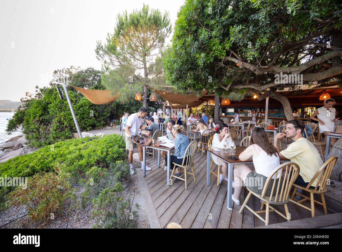 le fort restaurant corsica France Stock Photo - Alamy