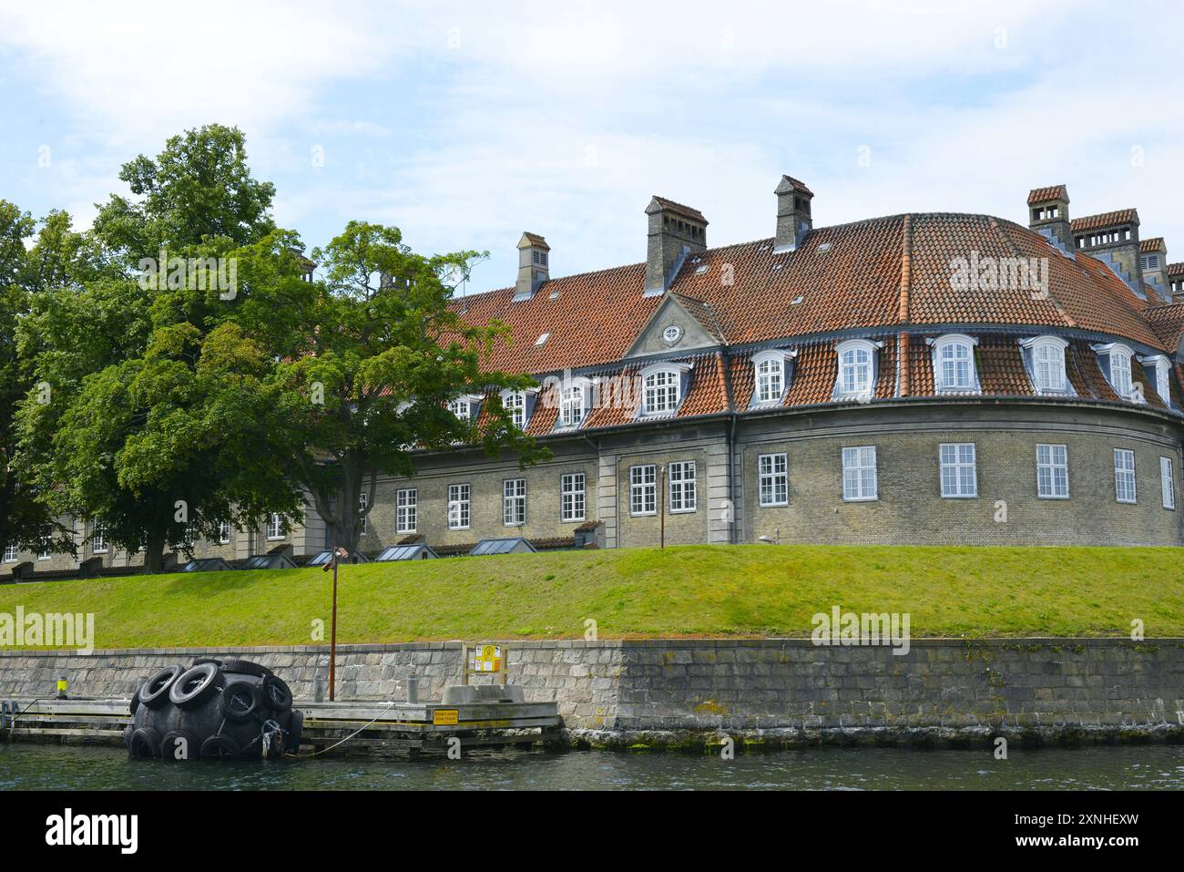 The Holmen Naval Station of the Royal Danish Navy in Copenhagen,Denmark ...