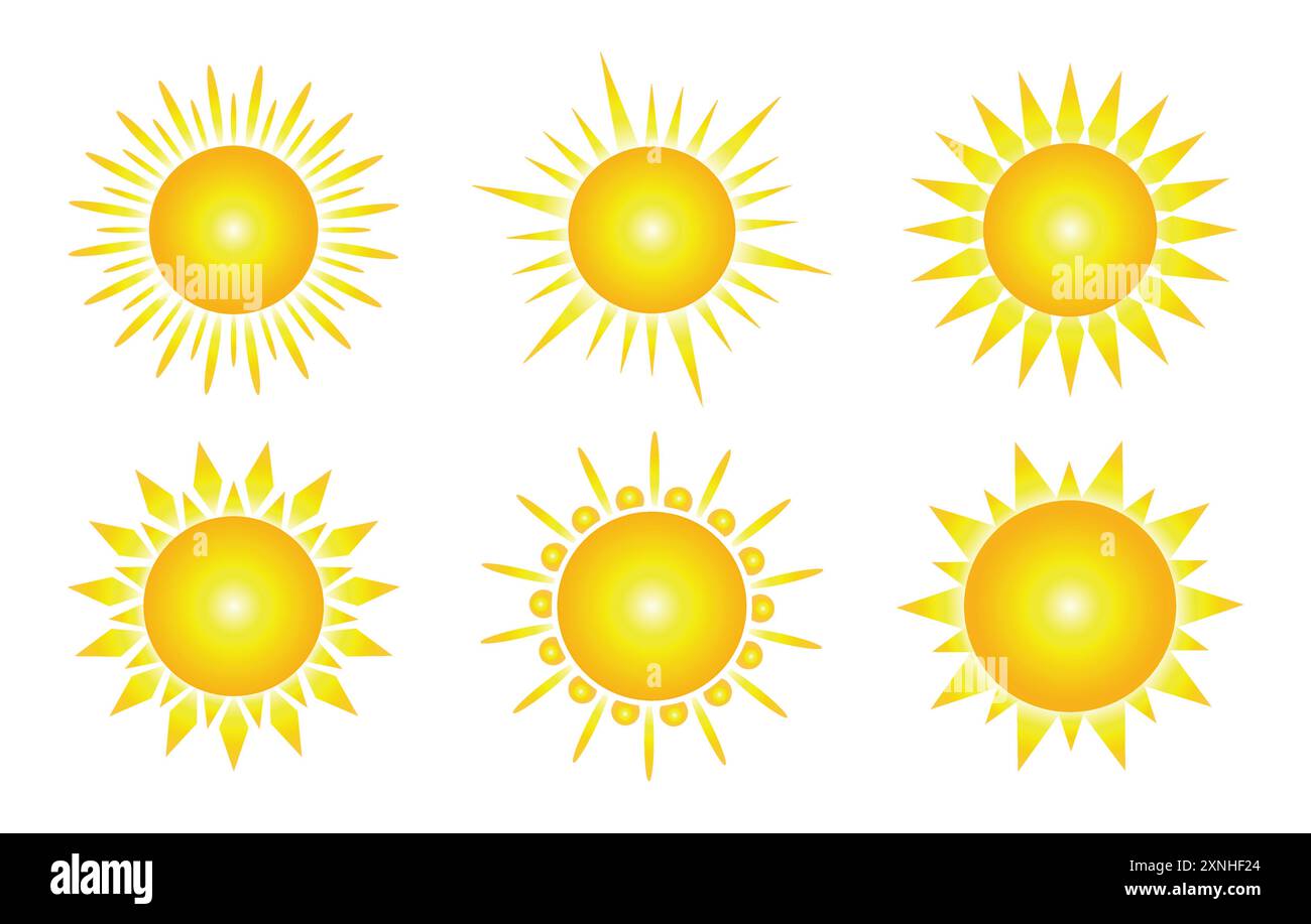 Solar beam yellow Cut Out Stock Images & Pictures - Alamy