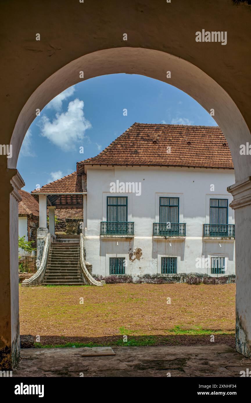 06 09 2009 Vintage Old view of the beautiful Portuguese era colonial ...