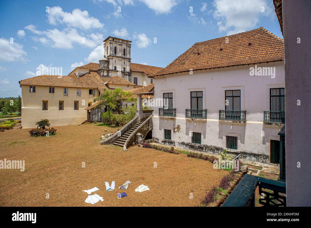 06 09 2009 Vintage Old view of the beautiful Portuguese era colonial ...