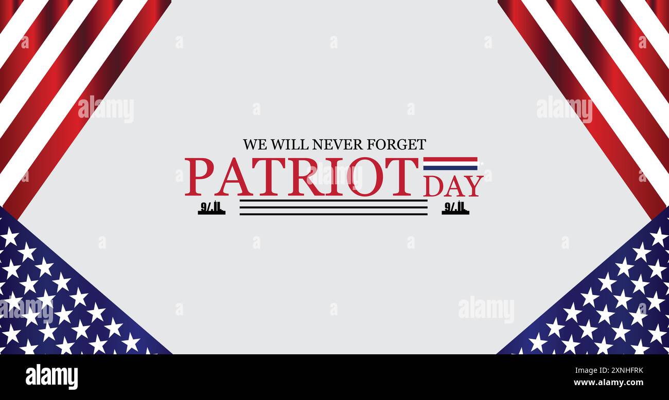 Patriot Day A Day of Reflection and Unity in the Wake of 911 Stock ...