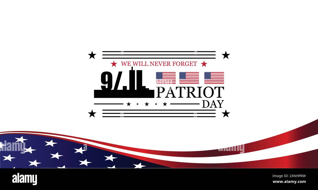 Patriot Day A Day of Reflection and Unity in the Wake of 911 Stock ...