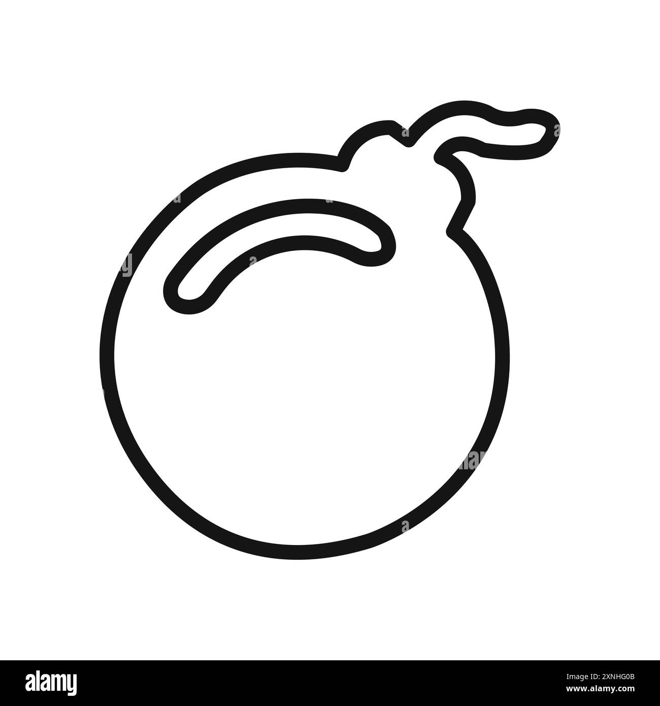 Bomb icon linear vector graphics sign or symbol set for web app ui Stock Vector Image & Art - Alamy