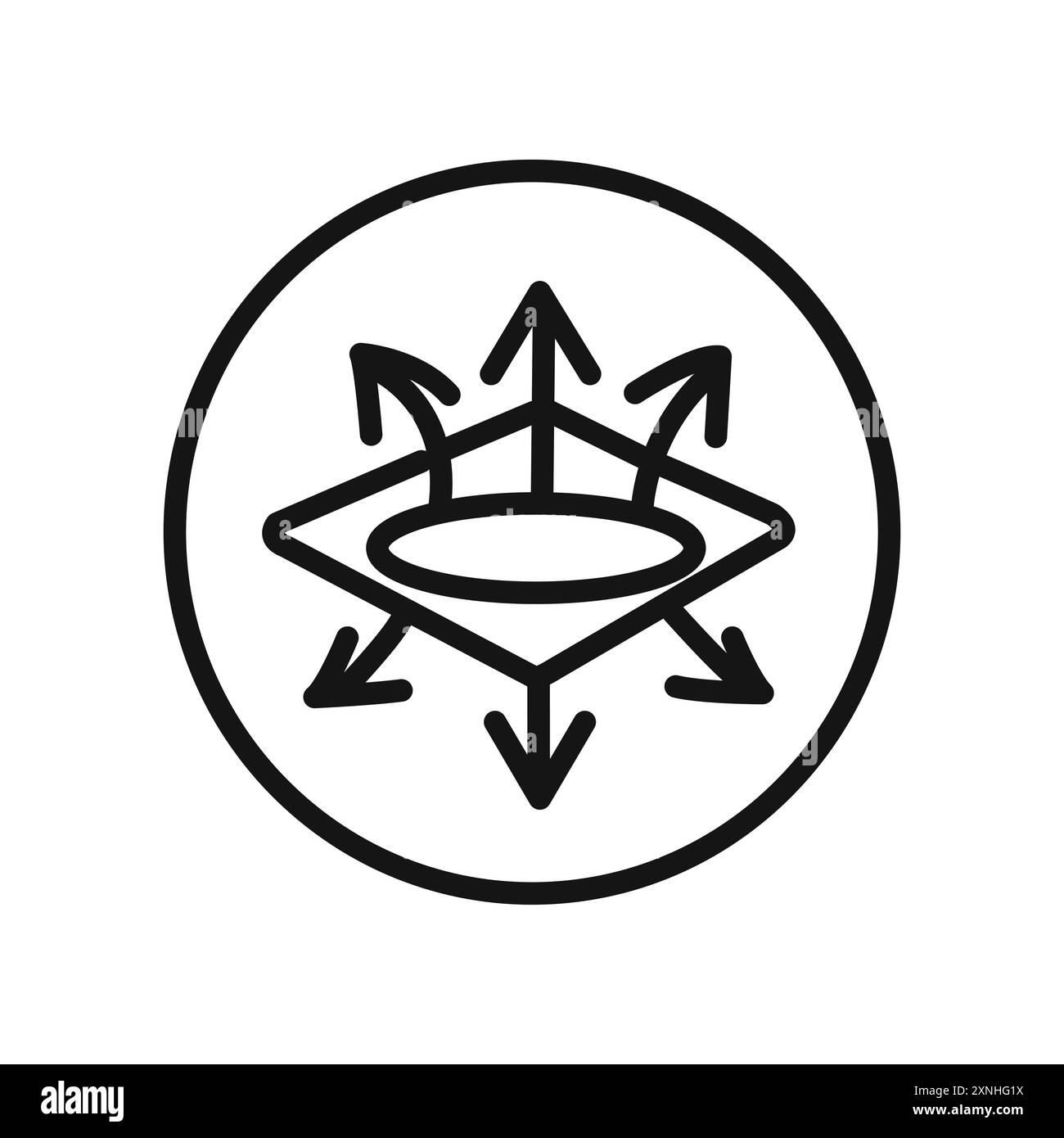 Breathable sweat absorption icon linear vector graphics sign or symbol set for web app ui Stock ...