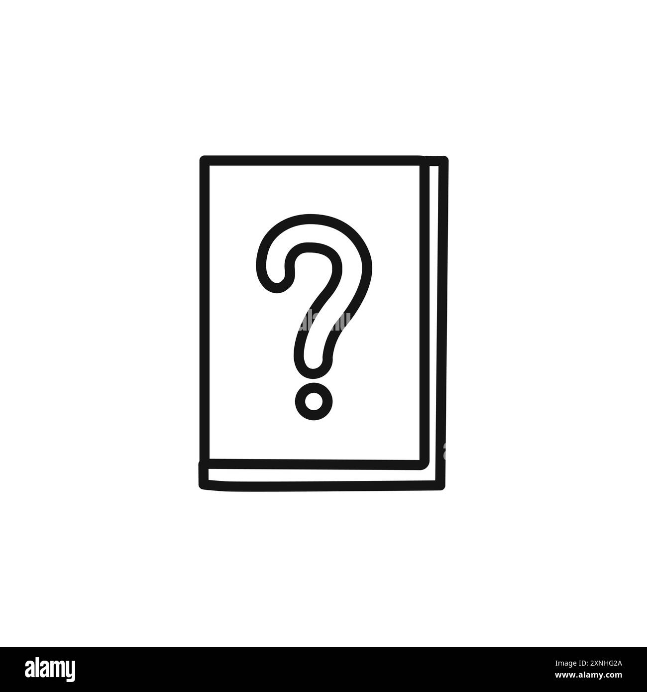Open book question mark hi-res stock photography and images - Alamy