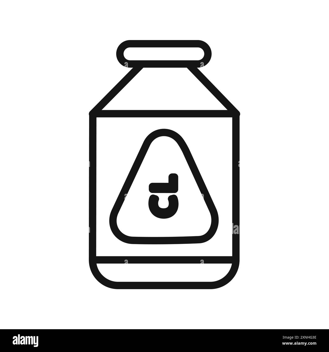 Chlorine bleach icon linear vector graphics sign or symbol set for web app ui Stock Vector Image ...
