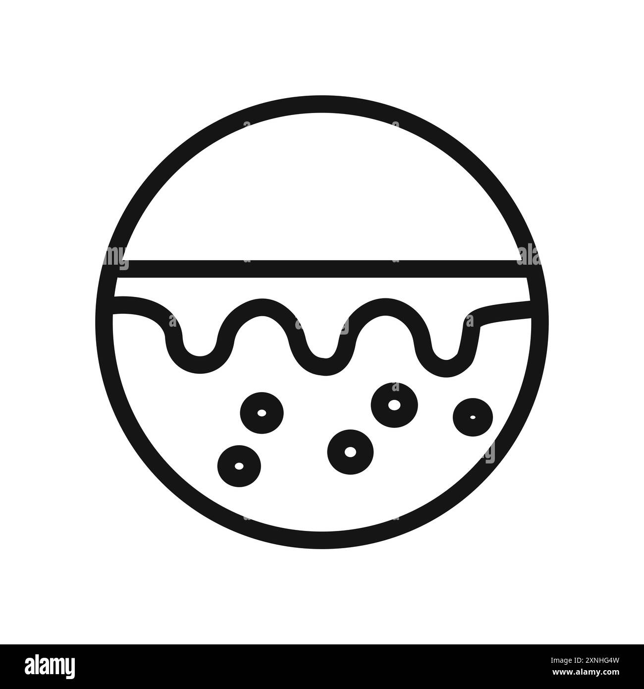 for all skin types icon linear vector graphics sign or symbol set for web app ui Stock Vector ...