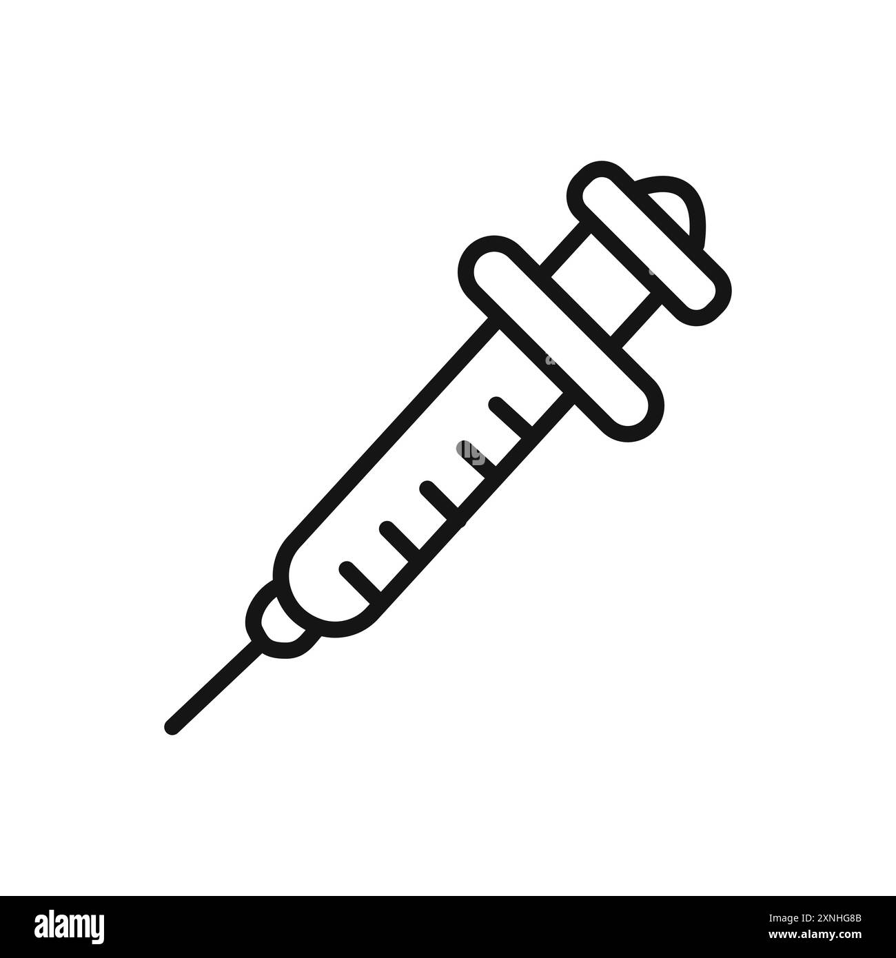 Intradermal injection icon linear vector graphics sign or symbol set for web app ui Stock Vector ...