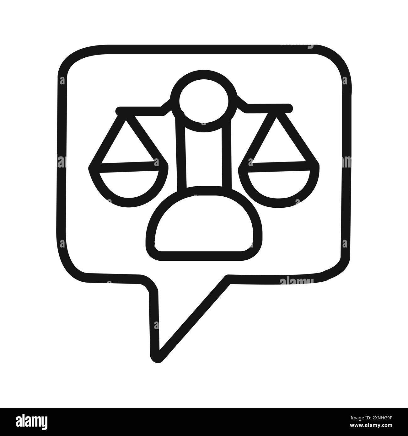 Legal advice icon linear vector graphics sign or symbol set for web app ui Stock Vector Image ...