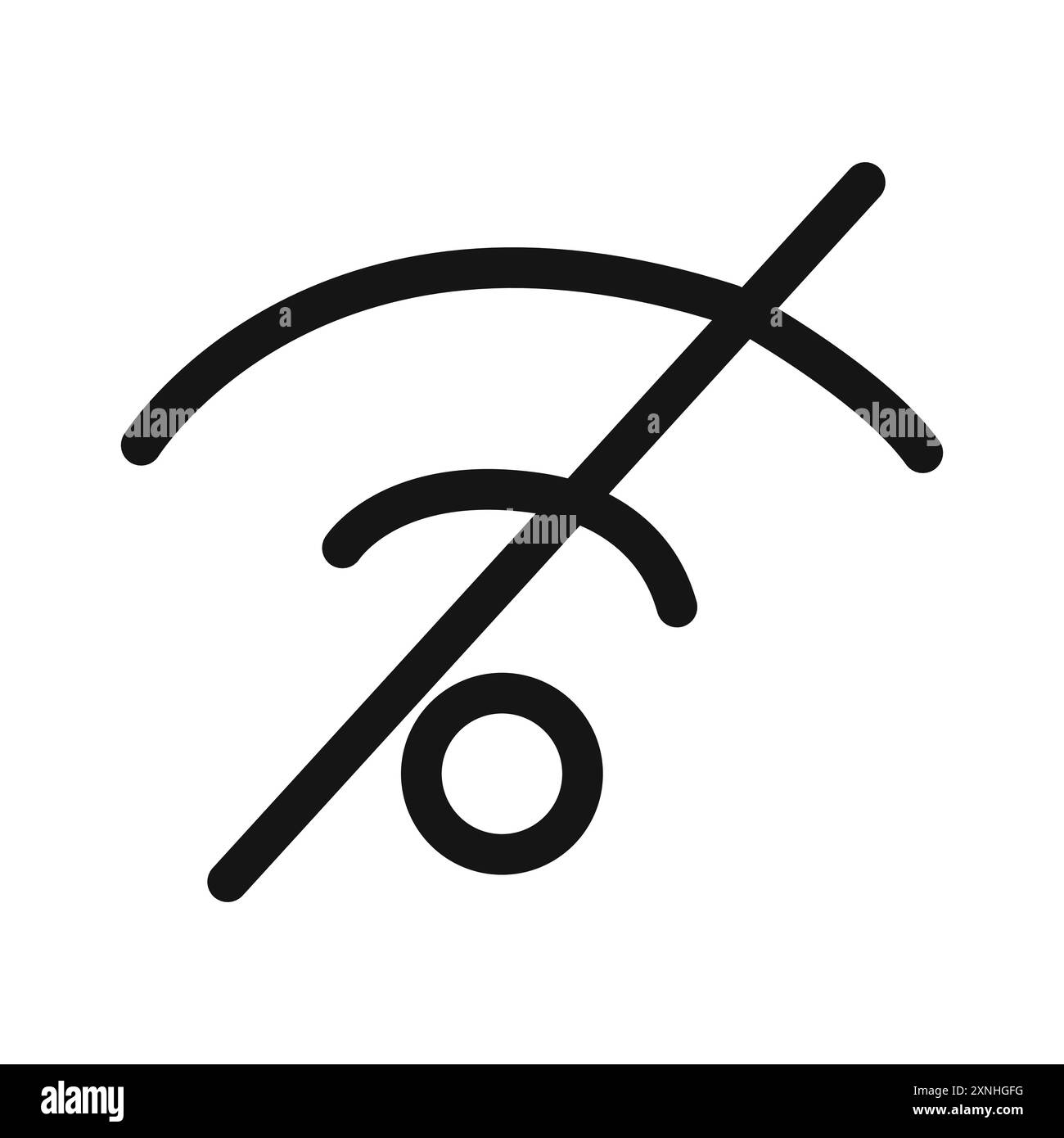 offline icon linear vector graphics sign or symbol set for web app ui Stock Vector Image & Art ...