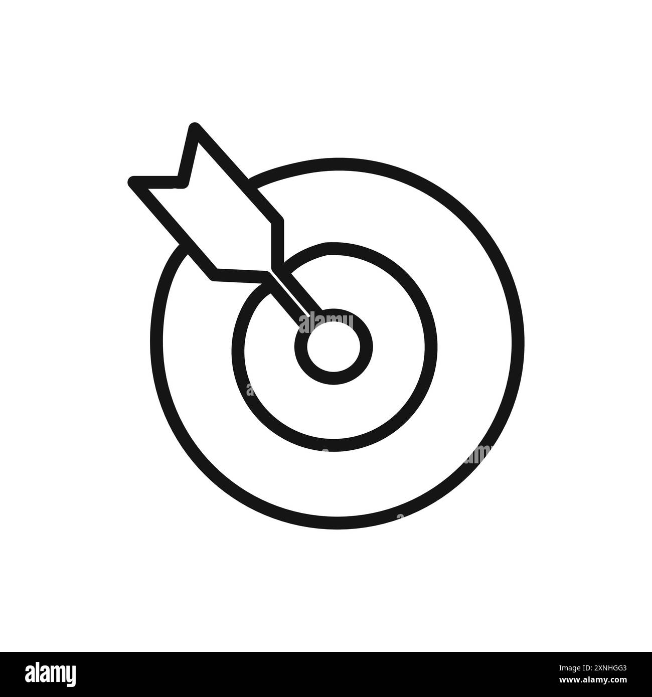 Target icon linear vector graphics sign or symbol set for web app ui Stock Vector Image & Art ...