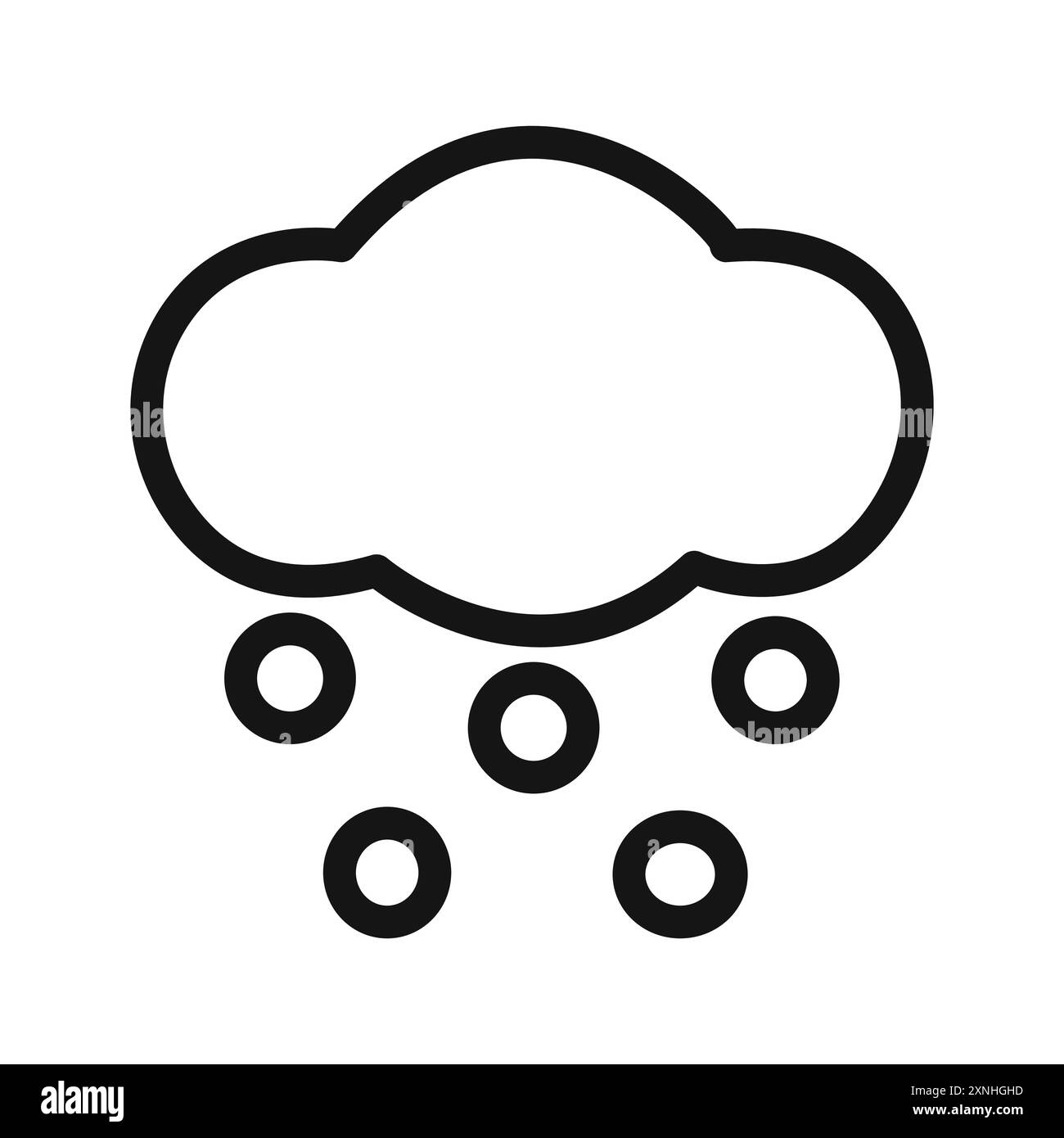 Hail icon linear vector graphics sign or symbol set for web app ui Stock Vector Image & Art - Alamy