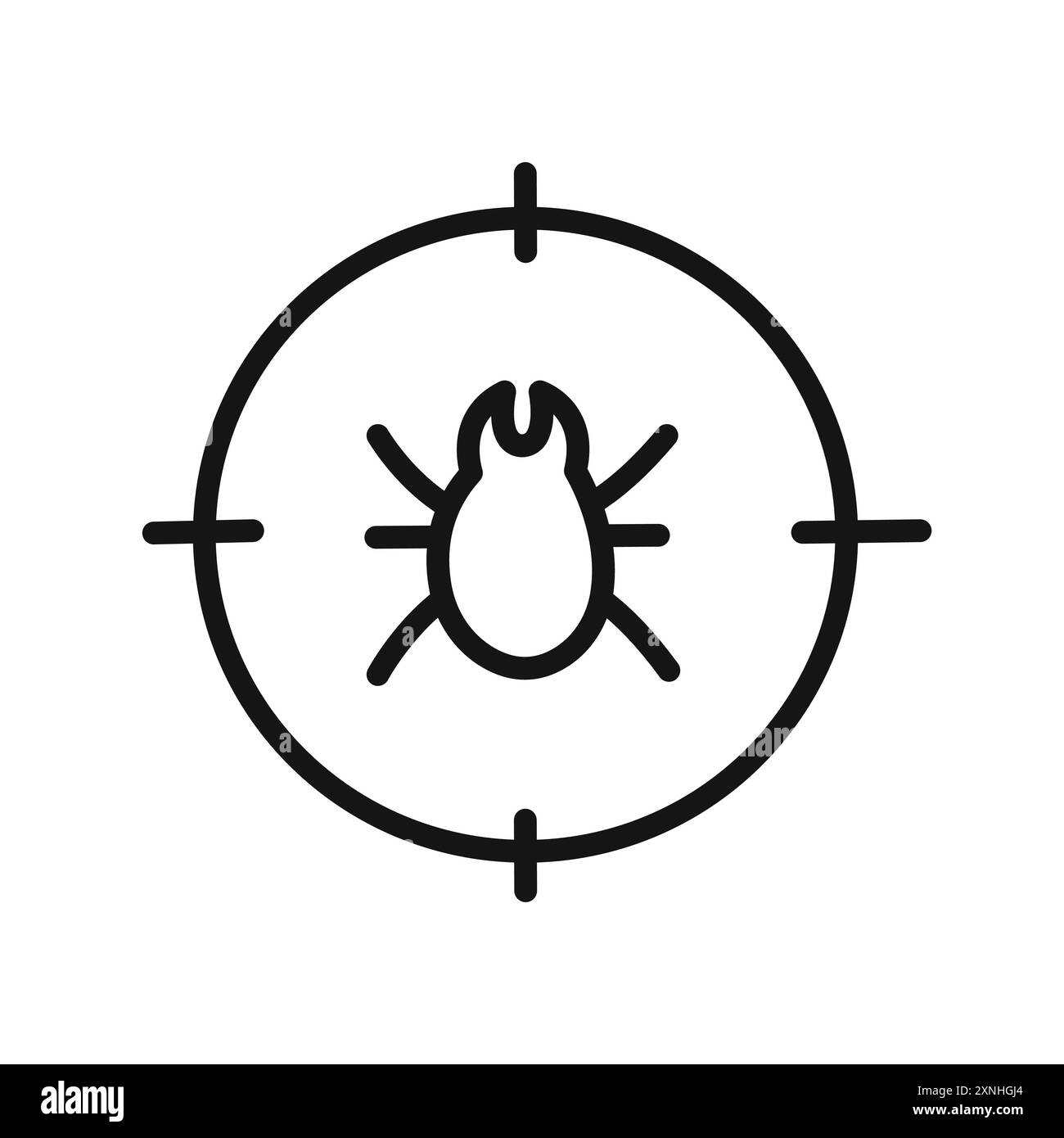 Pest control icon linear vector graphics sign or symbol set for web app ui Stock Vector Image ...