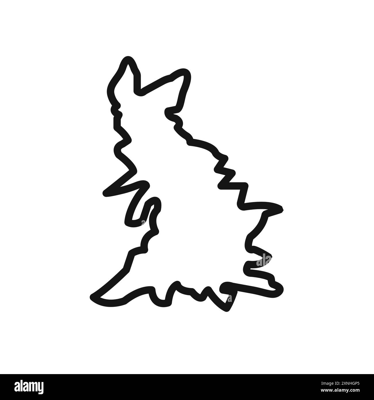 Map of united kingdom atlas Black and White Stock Photos & Images - Alamy