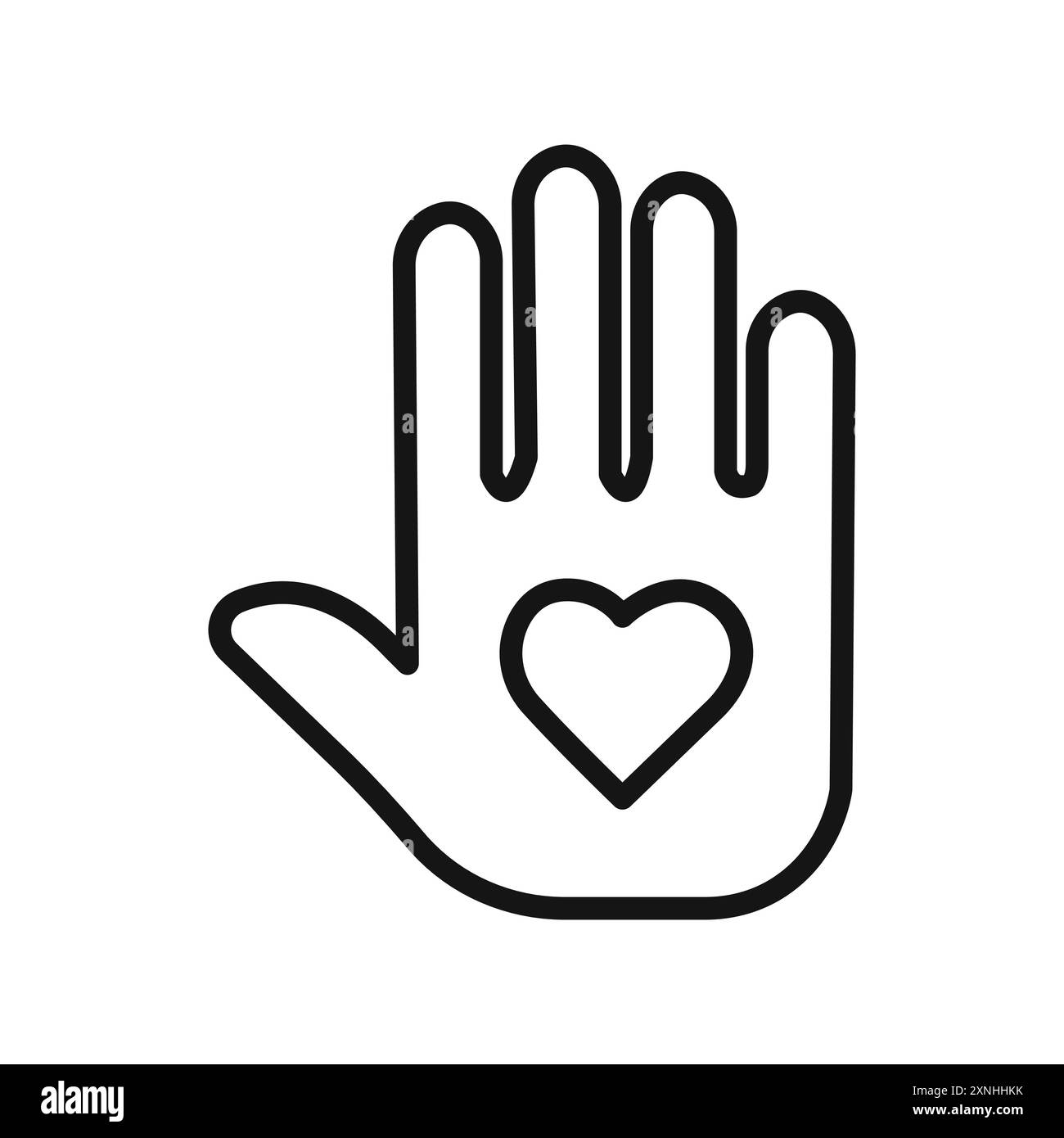 Volunteer icon linear vector graphics sign or symbol set for web app ui Stock Vector Image & Art ...