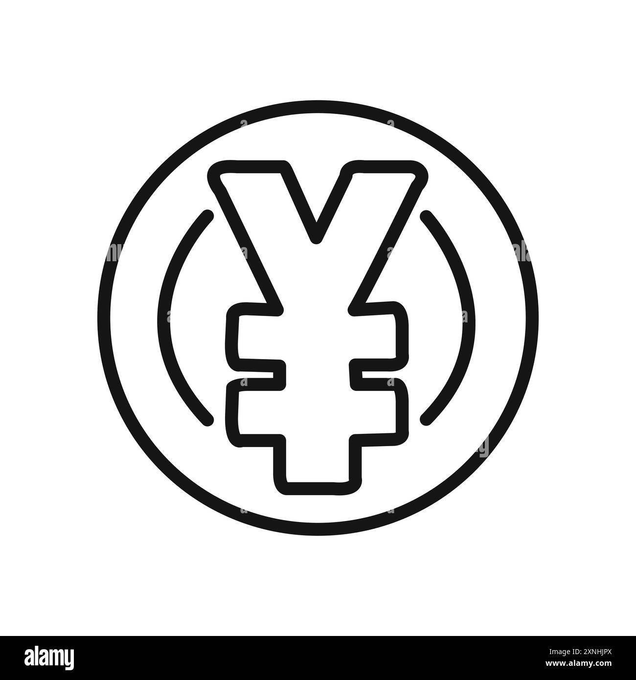 Yen sign icon linear vector graphics sign or symbol set for web app ui Stock Vector Image & Art ...