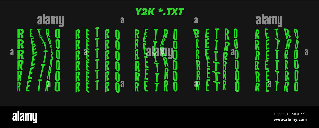 Collection psychedelic written words - RETRO. Psychedelic retro ...