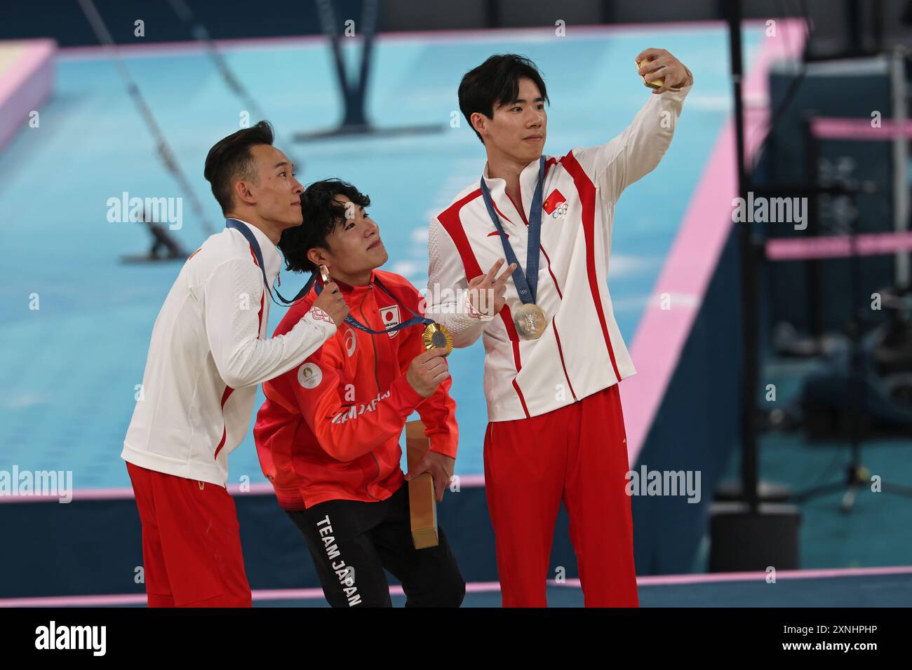 Paris, France. 31st July, 2024. (L-R) XIAO Ruoteng (CHN), Shinnosuke ...