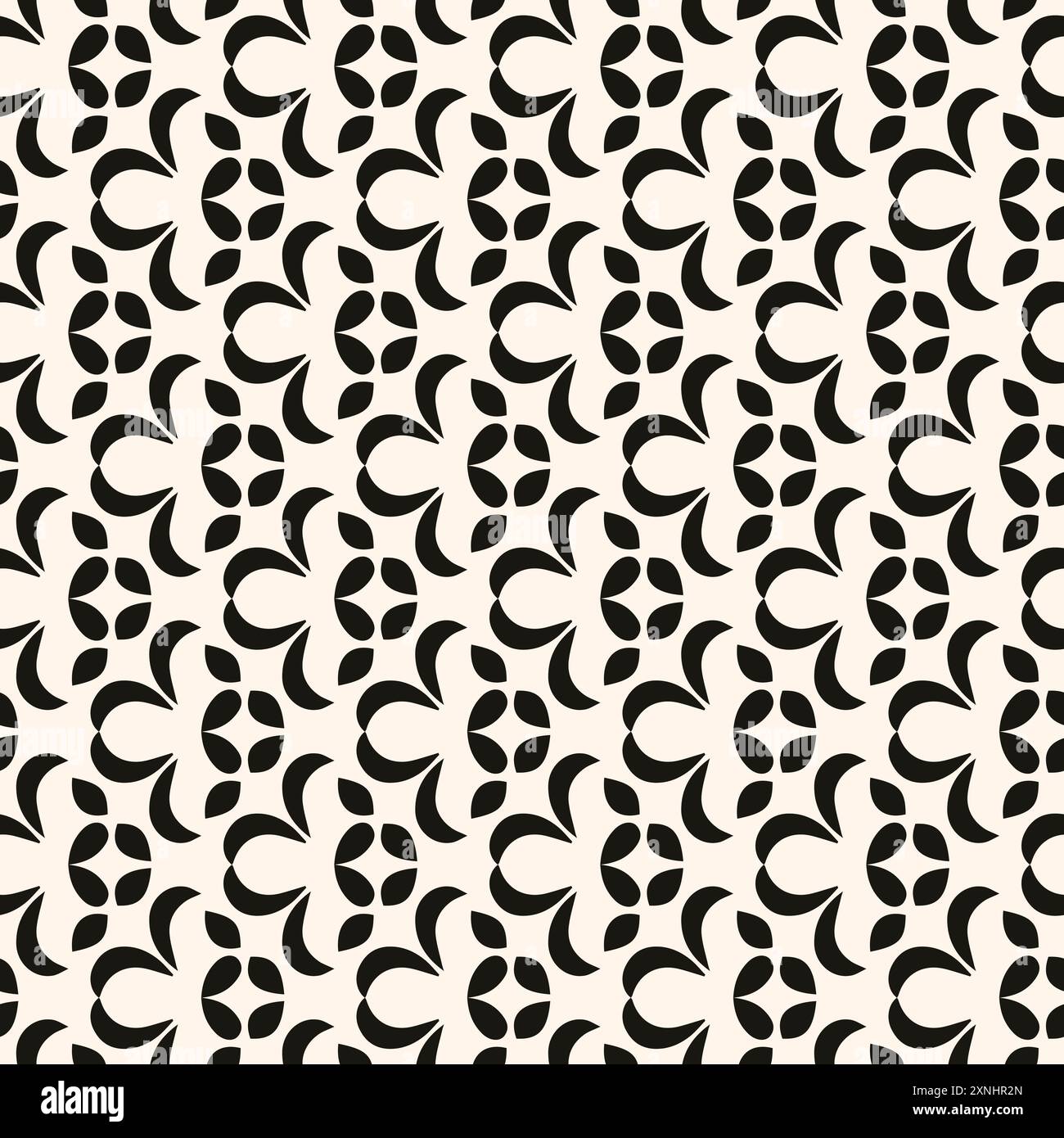 Simple minimalist floral pattern. Minimal seamless texture with small ...