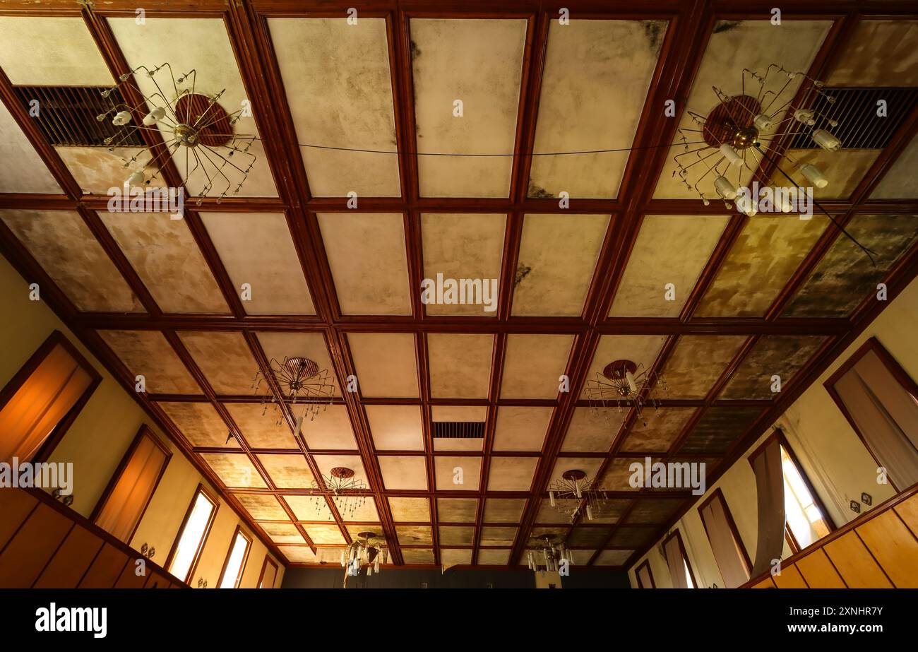 old ceiling of an abandoned theater Stock Photo - Alamy