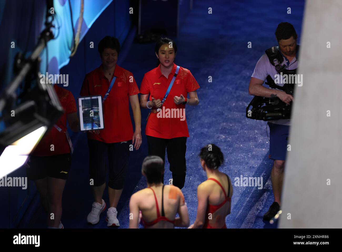 **CHINESE MAINLAND, HONG KONG, MACAU AND TAIWAN OUT** Chinese divers ...