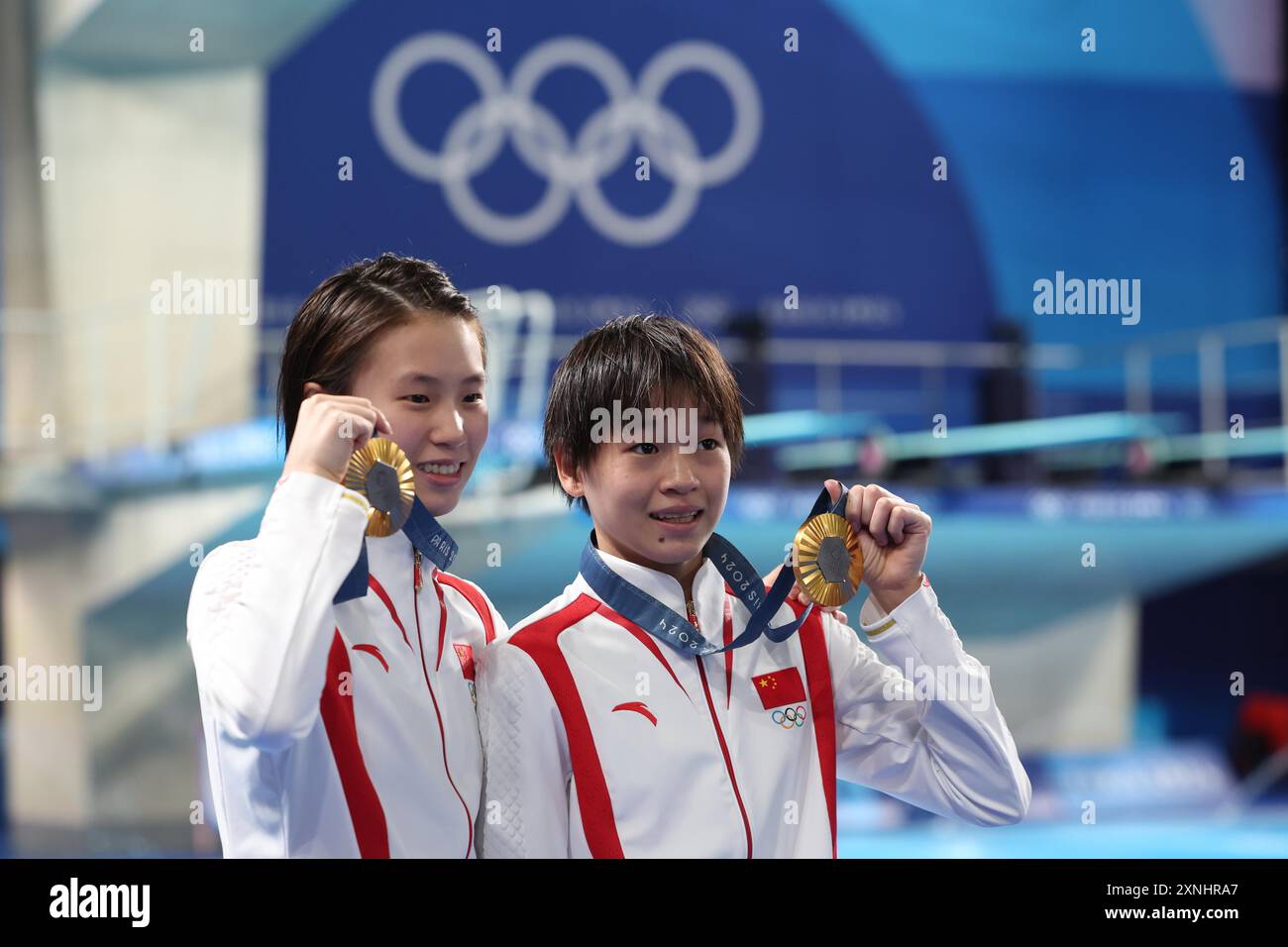 **CHINESE MAINLAND, HONG KONG, MACAU AND TAIWAN OUT** Chinese divers ...