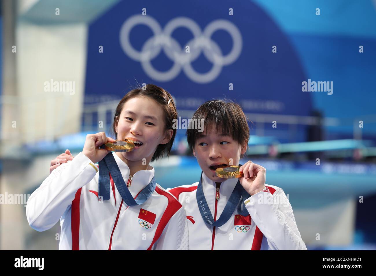 **CHINESE MAINLAND, HONG KONG, MACAU AND TAIWAN OUT** Chinese divers ...