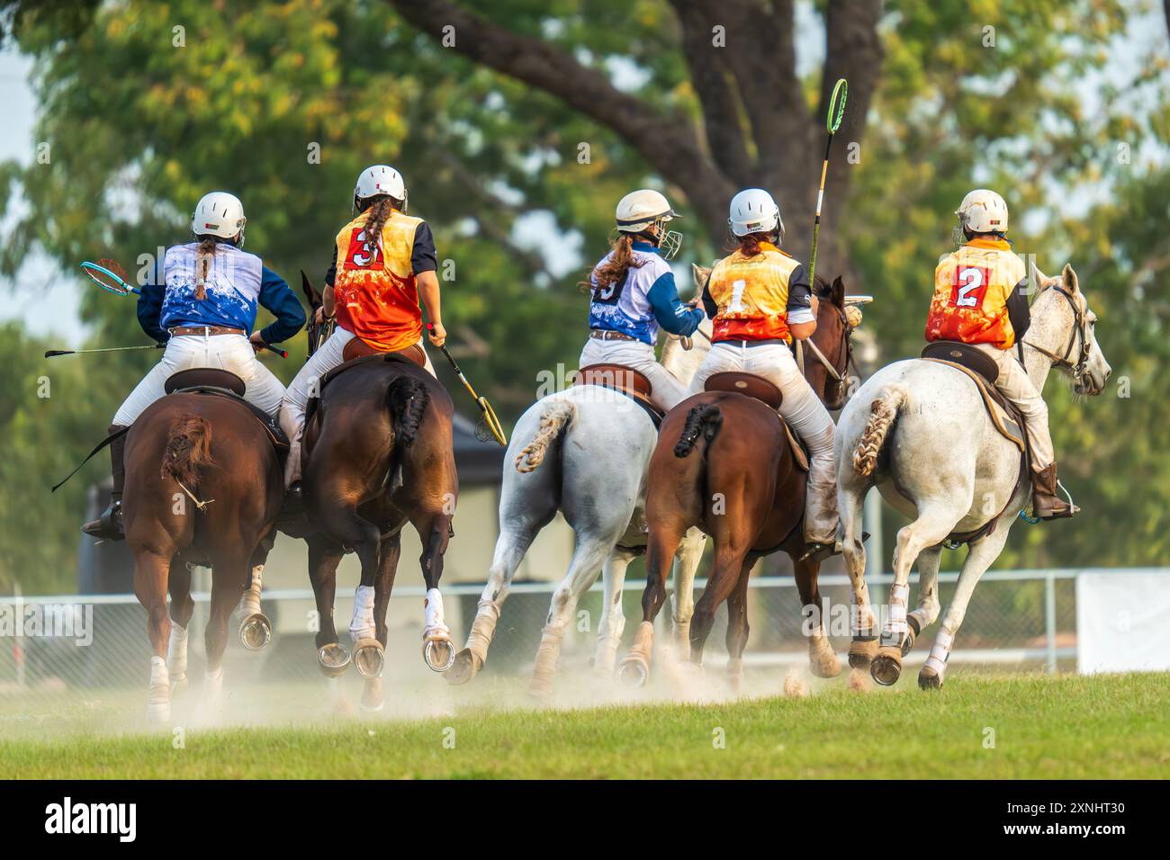 Darwin, Australia - 27 July 2024: polocrosse game at the 2024 Royal ...