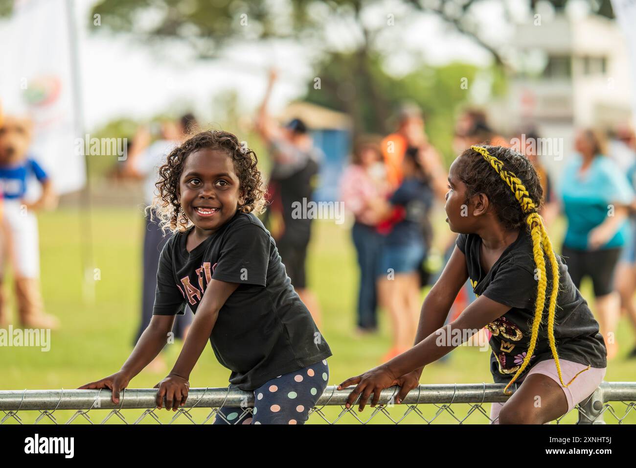 Darwin, Australia - 27 July 2024: an Australian Aboriginal children ...