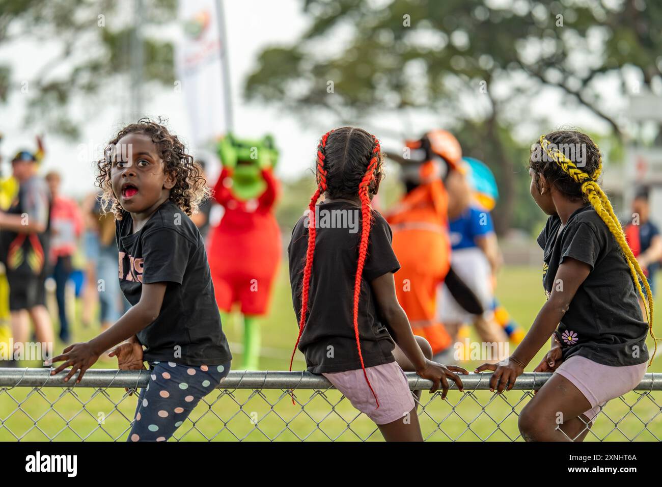 Darwin, Australia - 27 July 2024: an Australian Aboriginal children ...