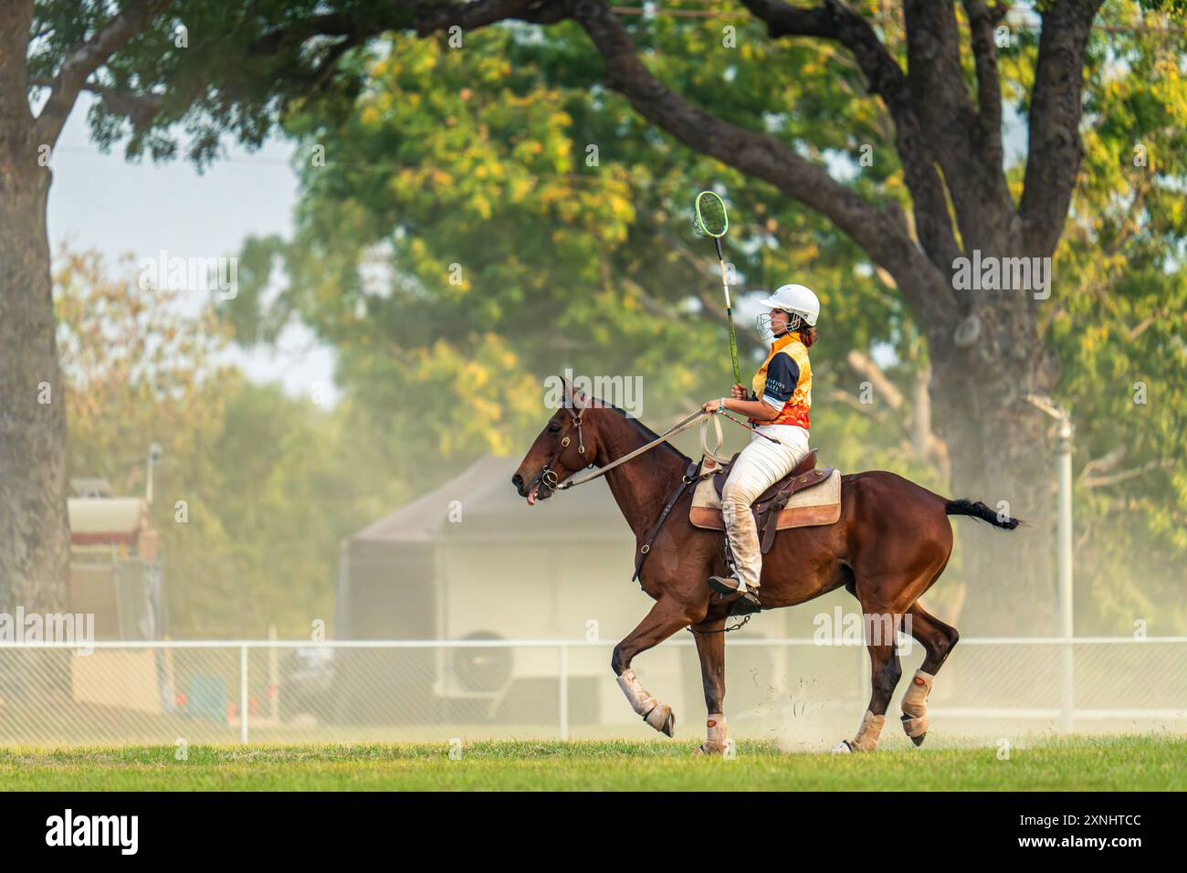 Darwin, Australia - 27 July 2024: polocrosse game at the 2024 Royal ...