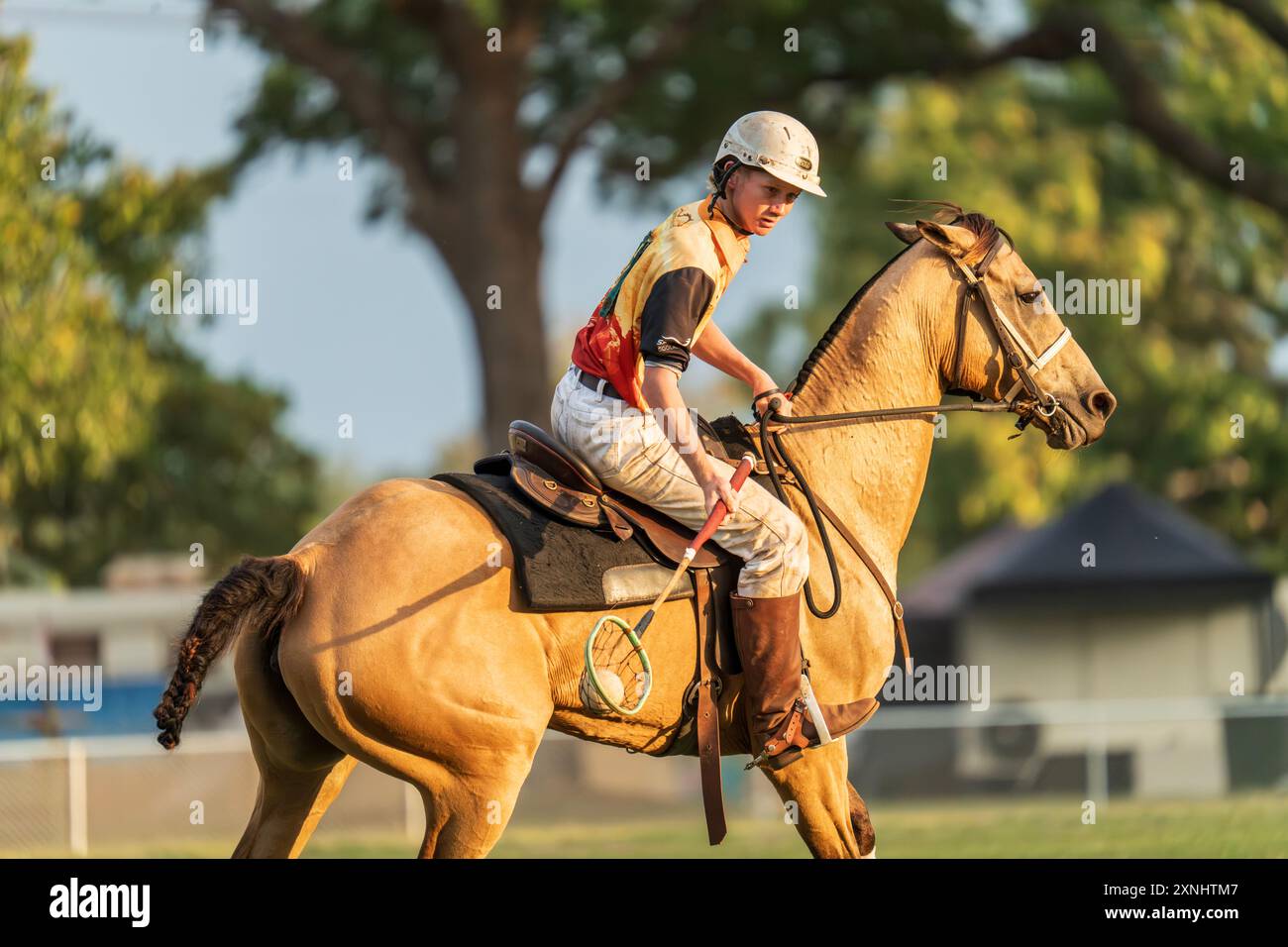 Darwin, Australia - 27 July 2024: polocrosse game at the 2024 Royal ...