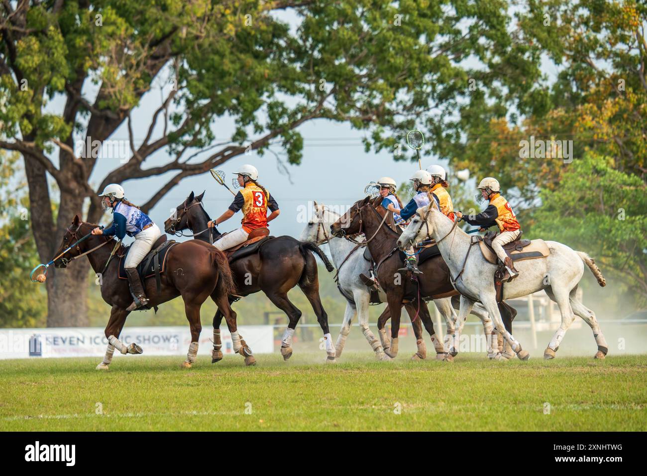Polocrosse game at the 2024 Royal Darwin Show Stock Photo - Alamy