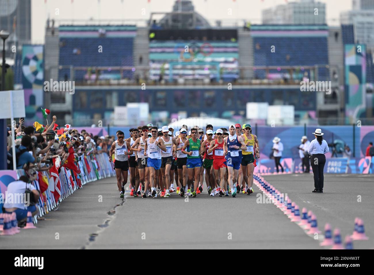 Paris, France. 01st Aug, 2024. Paris 2024, Olympics, athletics, 20 km ...
