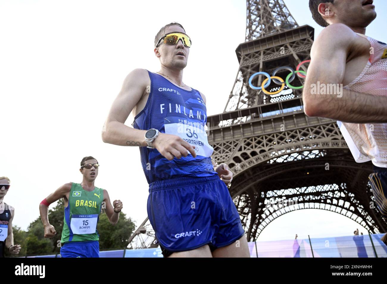 Paris, France. 01st Aug, 2024. Aku Partanen of Finland competes during ...